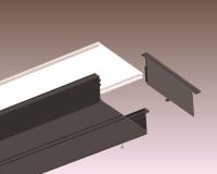 China Customized Recessed Linear Light 144 Leds/M Linear Led Pendant For Office for sale