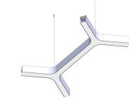 China Branch Linear Suspension Lighting Customized LED Light For Office And Home for sale