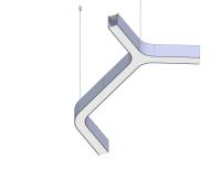 China Branch Linear Suspension Lighting Customized LED Light For Office And Home for sale