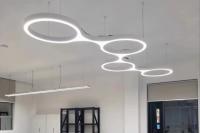 China Aluminium Led Circle Pendant Light SMD5630 Hanging Circle Led Light for sale