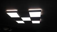 China Office Dimmable 600x600 Led Panel 90V-277V Led Square Surface Light for sale