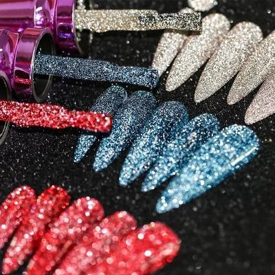China UV/LED Glitter Gel Nail Polish with 1000+ Colors - 1oz and 2oz Bottle Options for Professional Salon Use for sale