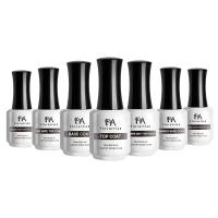 China 15ml UV Gel Polish System with Rubber Base and Top Coat for Professional Nail Salons and DIY Use for sale
