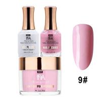 China Private Label Professional Air Dry 3-in-1 Acrylic Dip Powder & Gel Polish Kit with 1oz/2oz Bottle Options for sale