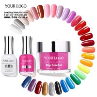 China 3-in-1 Gel Nail Polish and Dipping Powder System - 60 Second Drying, 3 Week Lasting Professional Nail Art Solution for sale