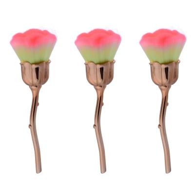 China Soft Hair Nail Dust Cleaning Brush - 3 Color Options, 100pcs/Carton for Professional Nail Art Salons for sale