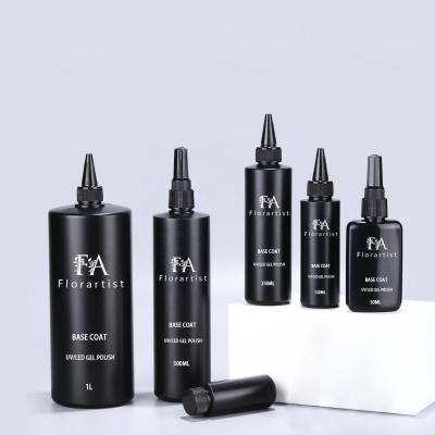 China 15ml Private Label Gel Nail Polish Base & Top Coat Set - 2oz to 32oz Sizes with No Wipe Matte Finish for sale