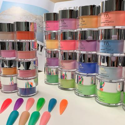 China Custom Private Label Nail Dipping Powder Set with 1000+ Colors and 5-Second Drying Time for sale