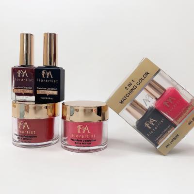 China OEM Custom 3-in-1 Nail Dip Powder Gel Polish Set with 5-Second Dry Time and Custom 1oz/2oz Packaging Options for sale
