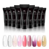 China Professional UV Poly Gel Nail Extension Kit with Multiple Colors - 1oz and 2oz Jar Options for Salon and DIY Use for sale