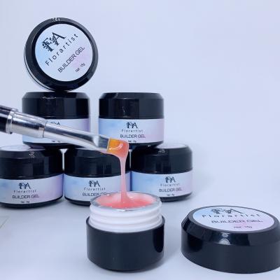 China 15g 30g 50g No Heat Clear Camouflage Jelly Color Solid Builder Nail Gel Resin - 34 Colors Available for Acrylic Extension Building for sale