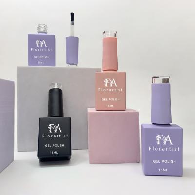China Square Glass Nail Polish Bottles 8ml 10ml 12ml 15ml 20ml for UV Gel Custom Logo Packaging for sale