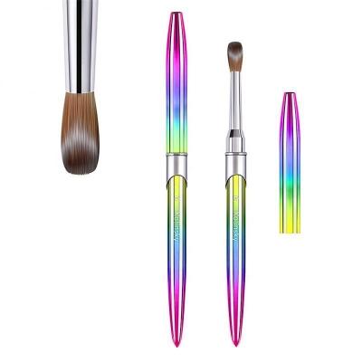 China Kolinsky Acrylic Nail Brush for Professional Nail Art - 1oz and 2oz Jar Options with Custom Colors for sale