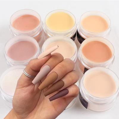 China Nail Polish Products Supplies Wholesale Nude Clear Air Dry No Need Lamp to Cure Nail Acrylic Powder for Nails Beauty for sale
