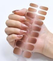 China OEM Semi-Cured UV Gel Nail Sticker Wraps with Lamp - 1000+ Colors Available in 1kg Bulk or Bottle Packaging for sale
