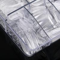 China 2023 Wholesale Private Label Nail Art  Design Clear Transparent Artificial Oval Extension Fake Nails Press on Finger for sale
