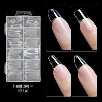 China 2023 High Quality Wholesale Clear Transparent Long Short Acrylic Fake Nail Tips Press on Nails for sale