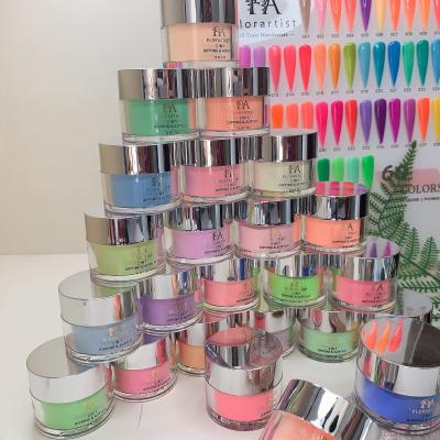 China High Quality Acrylic Nail Kit Professional Full Set Acrylic Powder Milky White Nail Dip Powder Neon Pigment Powder for Nails for sale