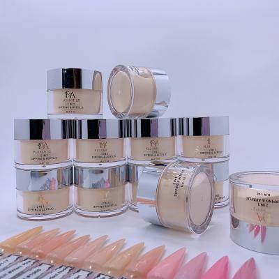 China Wholesale Nail Acrylic Powder Private Label Custom Pink Nude Acrylic Clear Powder in Jars for Nails for sale