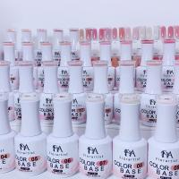 China Long Lasting Rubber Base Gel 15ml Wholesale Supplies Oem Bulk 100 Colors Rubber Base Gel Uv Nail Rubber Base Coat for sale