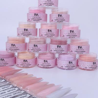 China 60 Colors Long Lasting Custom Acrylic Powder Wholesale 3 in 1 Bulk Nail Acrylic Powder for Nails Vendors for sale