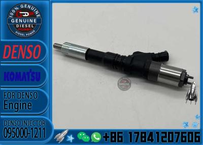 China New Diesel Common Rail Injector 095000-1211 for Komatsu S6D125 Excavator PC450-7 PC400-7 PC-7 for sale