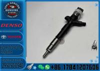 China Genuine and New Common rail injector 295050-0810 SM295050-0810 295050-0540 for TO/YOTA 2KD Injector 23670-0l110 23670-09 for sale