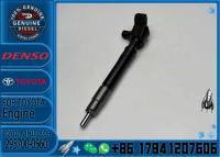 China Original Diesel Common Rail Fuel Injector 23670-0E010 295700-0550 23670-0E020 295700-0560 For Toyota Hilux 1GD for sale