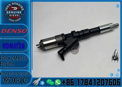 China diesel fuel injector common rail injector 095000-0800 095000-0801 6156-11-3100 for KOMATSU for sale