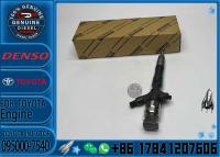 China 095000-7780 23670-39316 095000-7540 23670-30280 Original fuel Injector Nozzle For toyota 1kd common rail injector Assy for sale