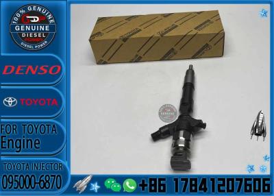 China Wholesale Fuel Injector 095000-6870 Common Rail Fuel Injector 095000 6870 0950006870 for TOYOTA 1KD-FTV 236770-391 for sale