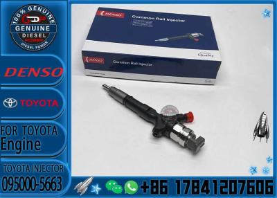 China Hot sell Fuel injector common rail fuel injector 095000-5663 0950005663 for sale