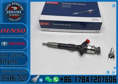 China Common Rail Inyectores Diesel auto engine systems Fuel Diesel Injector 23670-39265 095000-7820 For Toyota 1KD-FTV for sale