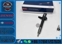 China Diesel Fuel Engine Injector 095000-7680 23670-0R180 095000-7690 23670-09270 Avensis 2AD-FTV Truck Engine Parts for sale