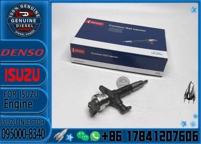 China Genuine Diesel Fuel Injector 095000-8340 For 4JJ1 3.0L 8981066932, 8-98106693-2, 8981066931, 8981066930 for sale