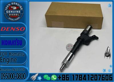 China Diesel Fuel Common Rail Injector 095000-1211 6156-11-3300 095000-1210 095000-0800 095000-0801 for Komat-su PC400-7 PC450 for sale