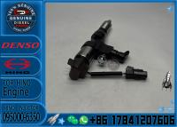 China Diesel injectors 23670-E0050 095000-6350 j05e engine fuel injector for hino fuel injector for sale