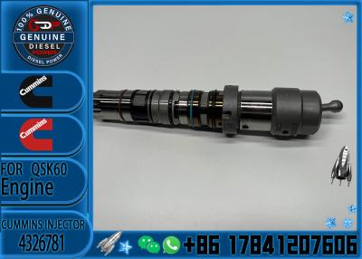 China Genuine Injector QSK60 Injector 4326780 4326781 for Construction Machinery Diesel Engine for sale