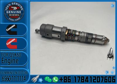 China Original New Injector 6560-11-1414 6560111414 for Komatsu Engine SAA6D170E Wheel Loader Fuel Injector for sale