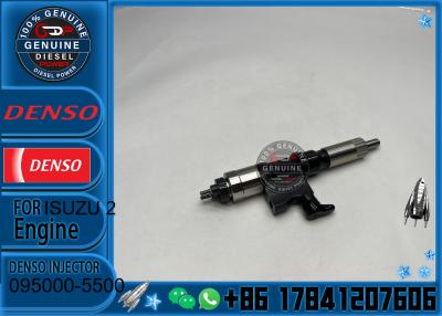 China 095000-5500 fuel common rail injector 095000-5501, 8-973675521 for engine 4HL1,6HL1 for sale
