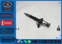 China Fuel Injector 095000-7410 23670-39215 for Toyota Engine 1kd-ftv 2kd-ftv D-4d Construction Machinery Parts for sale