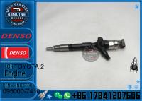 China Fuel Injector 095000-7410 23670-39215 for Toyota Engine 1kd-ftv 2kd-ftv D-4d Construction Machinery Parts for sale