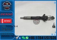 China Fuel Injector 095000-7450 23670-39225 for Toyota 2kd-ftv 2.5 D-4d Engine Construction machinery parts for sale