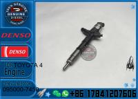 China Fuel Injector 095000-7450 23670-39225 for Toyota 2kd-ftv 2.5 D-4d Engine Construction machinery parts for sale