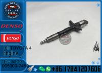 China Fuel Injector 095000-7450 23670-39225 for Toyota 2kd-ftv 2.5 D-4d Engine Construction machinery parts for sale