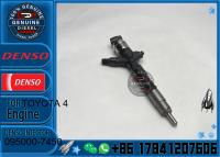 China Fuel Injector 095000-7450 23670-39225 for Toyota 2kd-ftv 2.5 D-4d Engine Construction machinery parts for sale