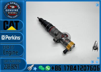 China Caterpilla New 238-8091 2388091 Common Rail Fuel Injector for C7 Engine Excavator E324D E325D E329D Aftermarket Diesel Parts for sale