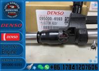 China New Original Fuel Injector 095000-6593 23670-E0010 23670E0010 High-Speed Steel Engine Parts for sale