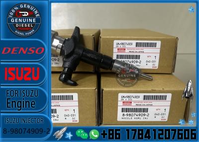 China 095000-8030 Fuel Injector 8-98074909-2 for Isuzu D-Max 4JJ1-TC 4JJ1-TCX Diesel Engine Common Rail Injection Valve Aftermarket for sale