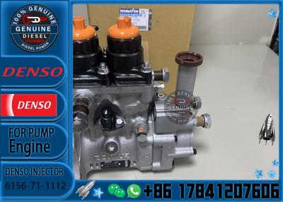 China Common Rail Fuel Injector Pump 094000-0380 6156-71-1112 for Komatsu Engine 6D125-3 Excavator PC400-7 for sale